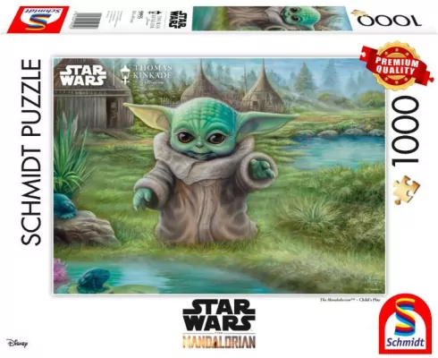 Puzzle 1000. PQ Star Wars. The Mandalorian Baby Yoda - tantis.pl