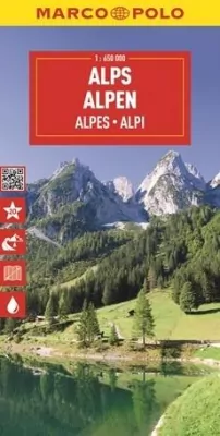 Mapa drogowa Alpy 1:650 000 (praca zbiorowa) - tantis.pl