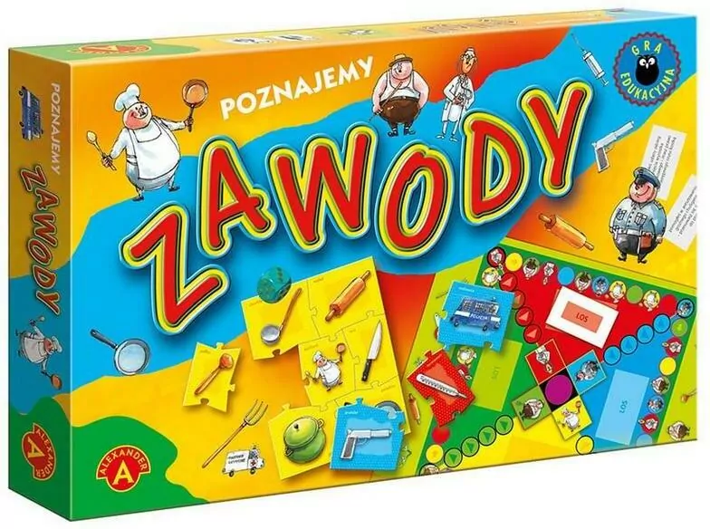 Poznajemy zawody ALEX - gra planszowa - sklep tantis.pl